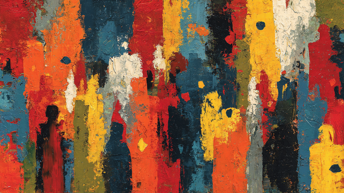 Abstract Color Field Composition | 4K TV Art Download | Art For Frame