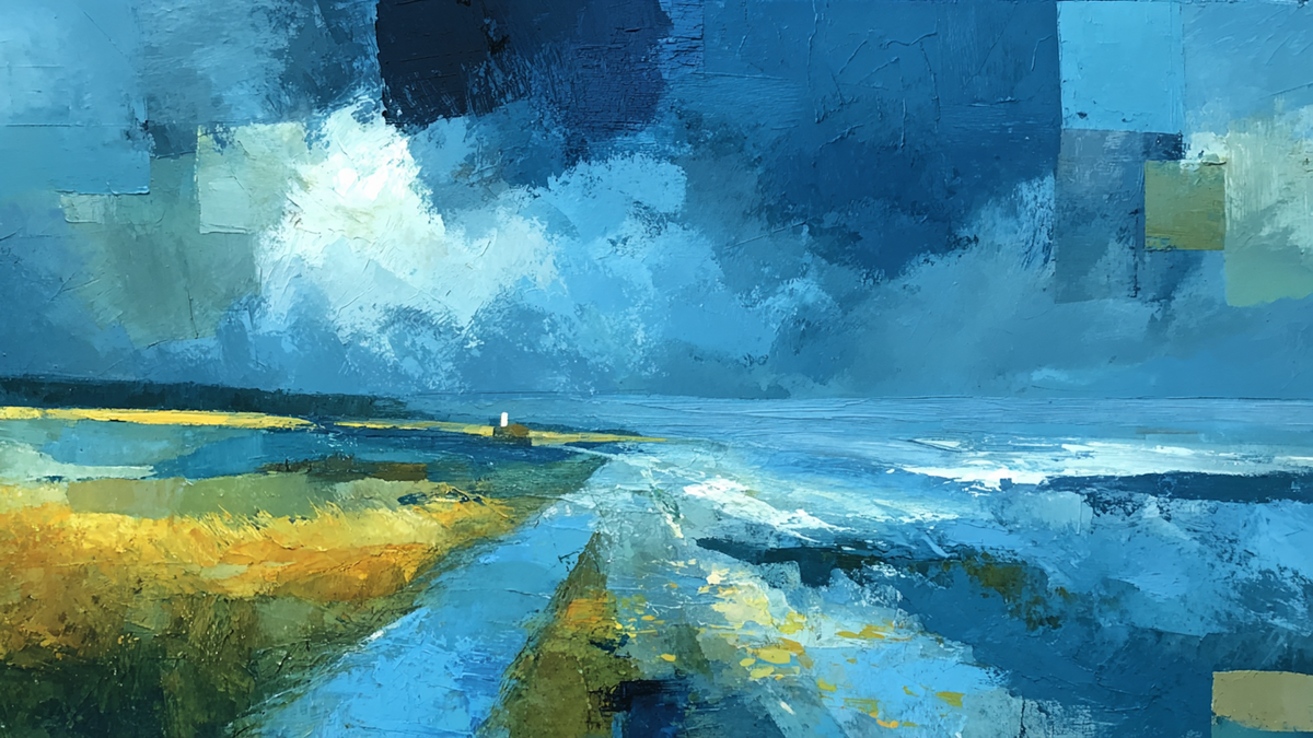 Storm Landscape Art for Frame TV | 4K Sky | Art For Frame